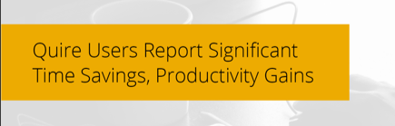 Quire - The most flexible cloud-based technical reporting platform available.